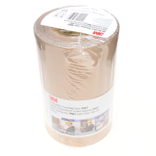3M™ All Weather Flashing Tape, 8067, tan, 9 in x 75 ft, slit liner | 3M ...
