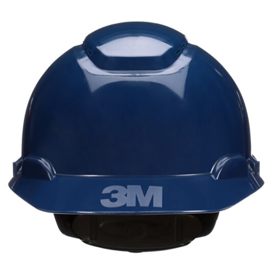 3M™ SecureFit™ Hard Hat H-710SFR-UV, Navy Blue, 4-Point Pressure Diffusion Ratchet Suspension ...