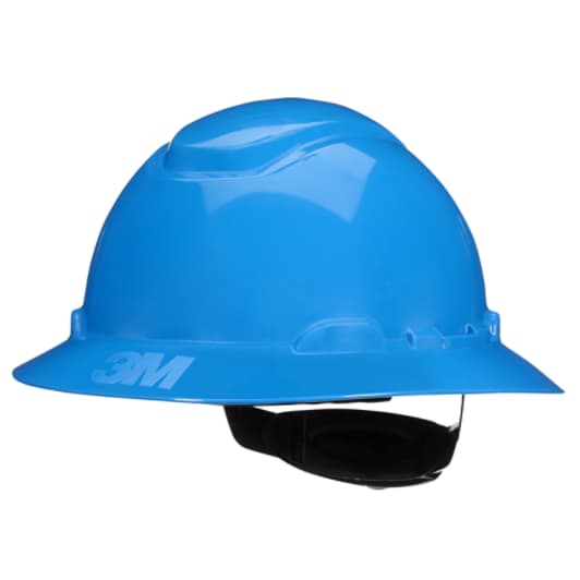 3M™ SecureFit™ Full Brim Hard Hat H-803SFR-UV, Blue, 4-Point Pressure ...