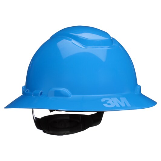 3M™ SecureFit™ Full Brim Hard Hat H-803SFR-UV, Blue, 4-Point Pressure ...