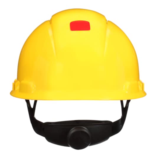 3M™ SecureFit™ Hard Hat H-702SFV-UV, Yellow, Vented, 4-Point Pressure ...