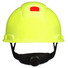 3M™ SecureFit™ Hard Hat H-709SFR-UV, Hi-Vis Yellow, 4-Point Pressure ...