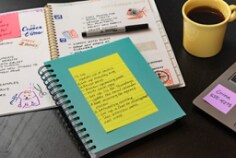 Post-it® 100% Recycled Paper Super Sticky Notes, Oasis Collection ...