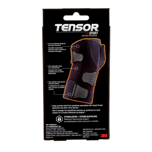 Tensor Sport™ Compression Stabilizing Wrist Brace, Right Hand, L/XL ...