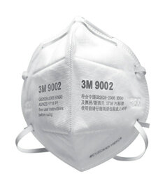3M™ 9002 หน้ากากกรองอนุภาค แบบพับได้ สายคาดศีรษะ, P1, 25 ชิ้น/กล่อง, 10 กล่อง/ลัง | 3M ประเทศไทย