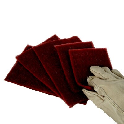 Scotch-Brite™ Durable Flex Hand Pad 7847, MX-HP, A/O Very Fine, Maroon ...