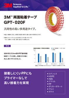 3M™ 両面粘着テープ GPT-020F | 3M 日本