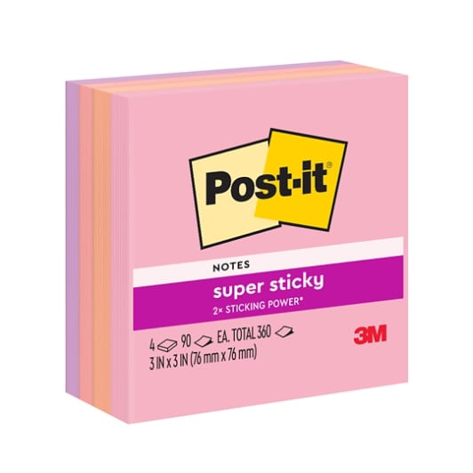 3M™ Post-it Notes FLA 654-4SS, 3 in x 3 in, 32 Pack/Case | 3M Singapore