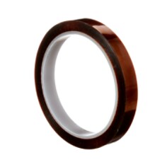 3M™ Low-Static Polyimide Film Tape 5419 Gold, 1/4 in x 36 yds x 2.7 mil ...