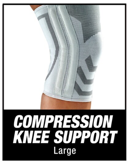 Tensor™ Knee Brace with Side Stabilizers, Large, White/Grey | 3M Canada
