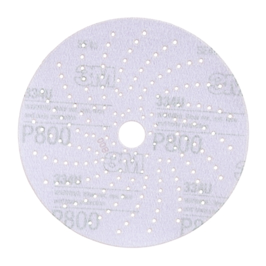 3M™ Hookit™ Purple Clean Sanding Disc, 334U, 30760, P800, C-weight, 6 ...