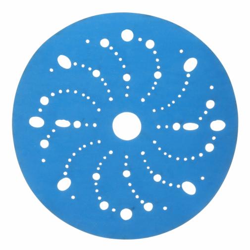 3M™ Hookit™ Blue Abrasive Disc 321U Multi-hole, 36181, 6 in, 400, 50 ...