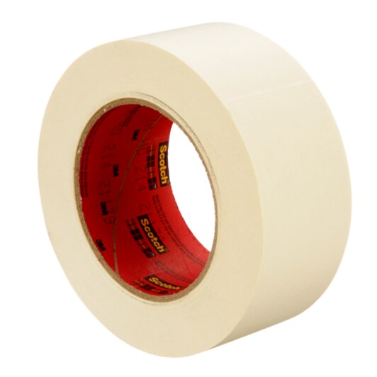 Scotch® High Performance Masking Tape, 214, tan, 2 in x 60 yd (50.8 mm ...