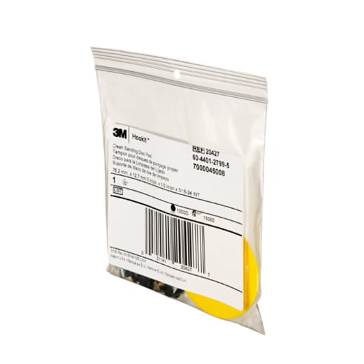 3M™ Hookit™ Clean Sanding Disc Pad Kit, 20427, 3 in x 1/2 in x 5/16 in ...