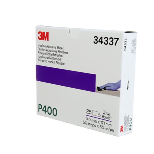 3M™ Flexible Abrasive Hookit™ Sheet, 34337, 5.5 in x 6.8 in (13.97 cm x ...