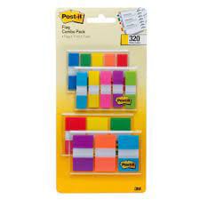 Post-it® Notes 584-5, Padded Flag - Arrow, 5 Color x 22 Sheets, 96 Pack ...