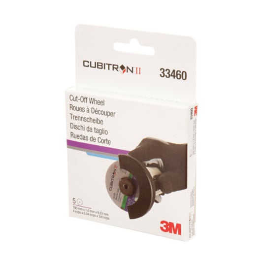 3M™ Cubitron™ II Cut-Off Wheel, 33460, 4 in x 0.035 in x 3/8 in (10 cm ...