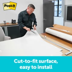 Post-it® Super Sticky Dry Erase Surface DEF50x4, 50 ft x 4 ft (15.24 m ...