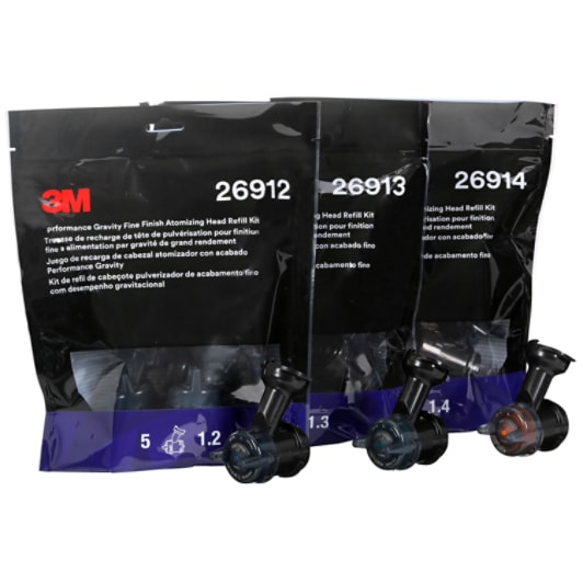 3M™ Performance Gravity Fine Finish Atomising Head Refill Kit | 3M UK