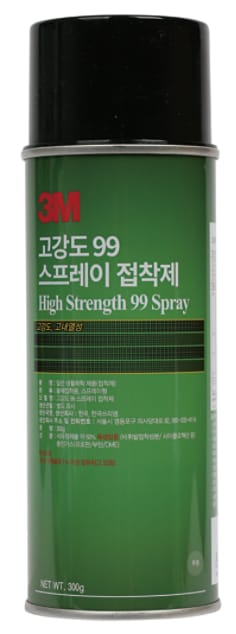 3M™ 고강도 접착 스프레이 접착제 99, 투명, 709 ML, 12 캔/케이스 | 한국쓰리엠