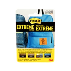 Post-it® Extreme Notes EXTRM33-3GP-C, Assorted Colours, 3 in x 3 in (76 ...