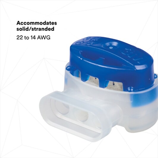 3M™ Scotchlok™ Electrical IDC 314-BIN, Pigtail, Self-Stripping, Blue ...