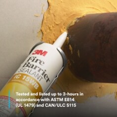 3M™ Fire Barrier Sealant IC 15WB+, Yellow, 10.1 fl oz Cartridge, 12 ...