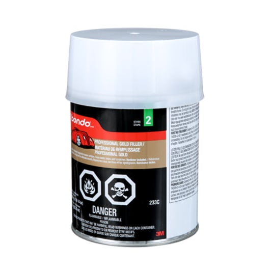 Bondo® Professional Gold Body Filler, 00233C, 1 qt (0.95 l) | 3M Canada