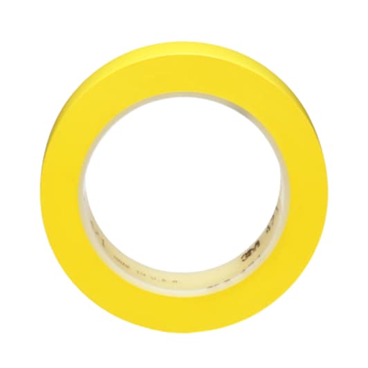 3M™ Vinyl Tape 471, Yellow, 1 in x 36 yd, 5.2 mil, 36 rolls per case ...