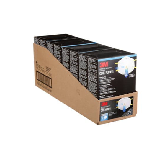 3M™ Respirator 8511P10-DC-PS, Pro Series, Paint Sanding, N95, Valved ...