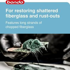 Bondo® Long Strand Fiberglass Reinforced Filler LS-QT-ES, 32 oz (2 lb ...