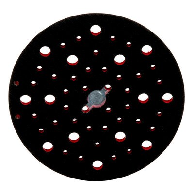 3M Xtract™ Hookit™ Back-up Pad 89409, Hard, Red, 6 in (152.4 mm), 10 ...