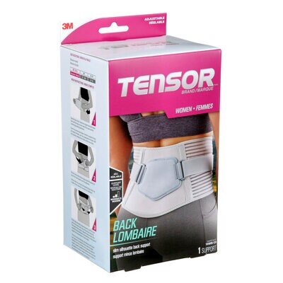Tensor™ Women Slim Silhouette Back Support, Adjustable | 3M Canada