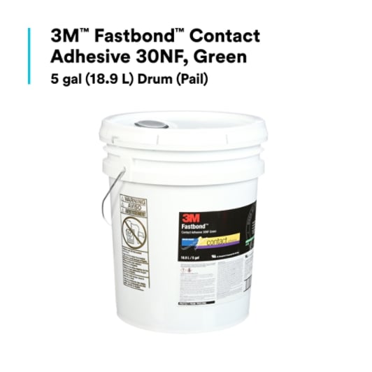 3M™ Fastbond™ Contact Adhesive 30NF, Green, 5 Gallon Drum (Pail) | 3M ...