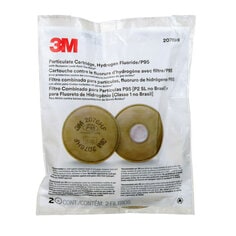 3M™ Particulate Cartridge 2076HF, Hydrogen Fluoride, P95, with Nuisance Level Acid Gas Relief ...