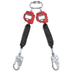 3M™ Protecta® Twin-Leg Self-Retracting Lifeline 3100511, Web, Swivel Snap Hooks, 6 ft | 3M ...