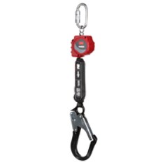 3M™ Protecta® Self-Retracting Lifeline with Carabiner 3100509, Web, Aluminum Rebar Hook, 6 ft ...