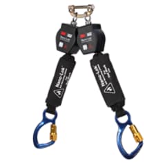 3M™ DBI-SALA® Nano-Lok™ Hot Work Twin-Leg Personal Self-Retracting Lifeline 3100569, Kevlar ...