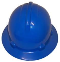 3M™ Wide Brim Hard Hat Non-Vented ABS Type 1 HH40, Blue, 10 ea/Case ...