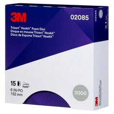3M™ Trizact™ Hookit™ Foam Disc, 443SA, 02085, 3000, 6 in (15.24 cm ...