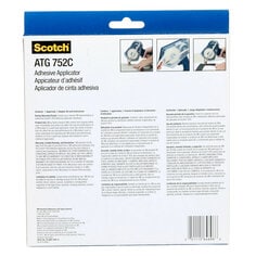 Scotch® ATG 752C Adhesive Applicator, 1/2 in and 3/4 in wide rolls, 6 ...