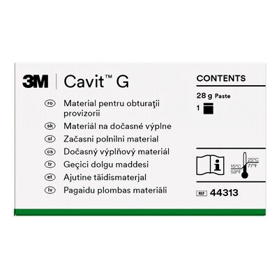 3M™ Cavit™-G Temporary Filling Material Paste Jar (28g) (Green), 44313 ...