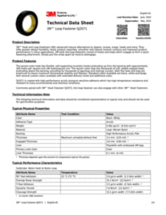 3M™ Loop Fastener SJ3571, White, 5/8 in x 50 yd, 4 Roll/Case | Victory ...