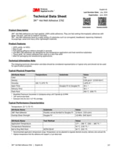 3M™ Hot Melt Adhesive 3762TC, Tan, 5/8 in x 2 in, 11 lb, Case – Victory ...