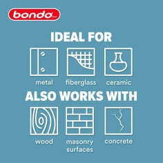 Bondo® Long Strand Fiberglass Reinforced Filler LS-QT-ES, 32 oz (2 lb ...