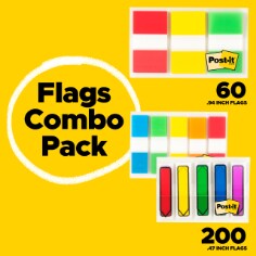 Post-it® Flags Value Pack 683-L1, Assorted Size | 3M United States