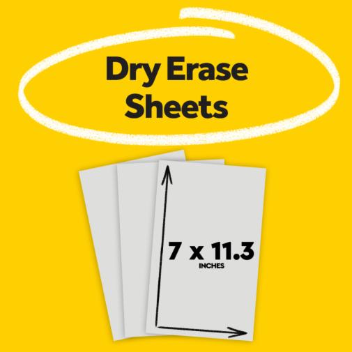 Dry Erase Worksheets Array Dry Erase Sheets, Self Adhesive, White,