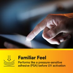 3M™ UV Activated Tape 30025, 250 µm, 584 mm x 66 m | 3M United States