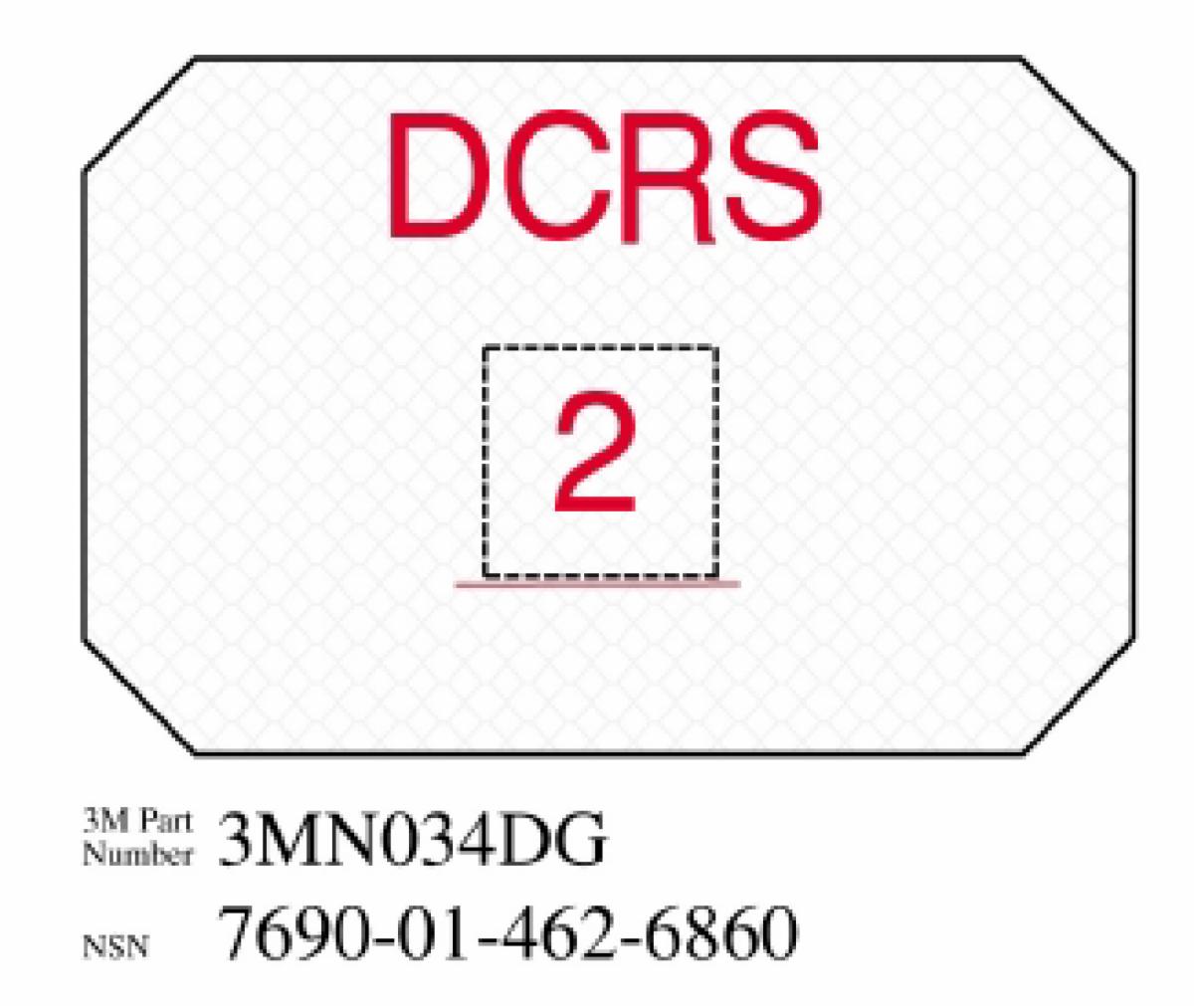 3M™ Diamond Grade™ Damage Control Sign 3MN034DG %22DCRS%22, 8 in x 12 ...