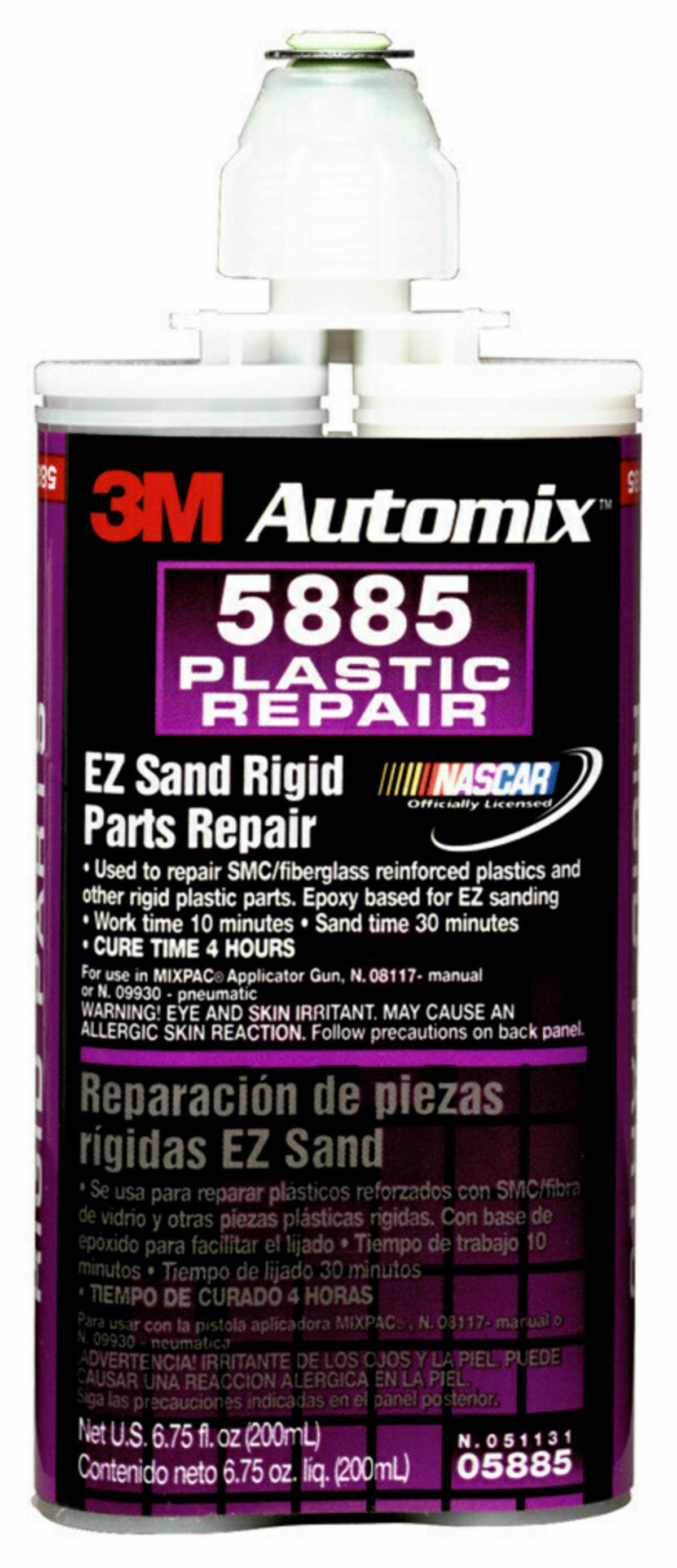 3M™ Automix™ EZ Sand Rigid Parts Repair, 05885, 200 mL Cartridge, 6 per ...